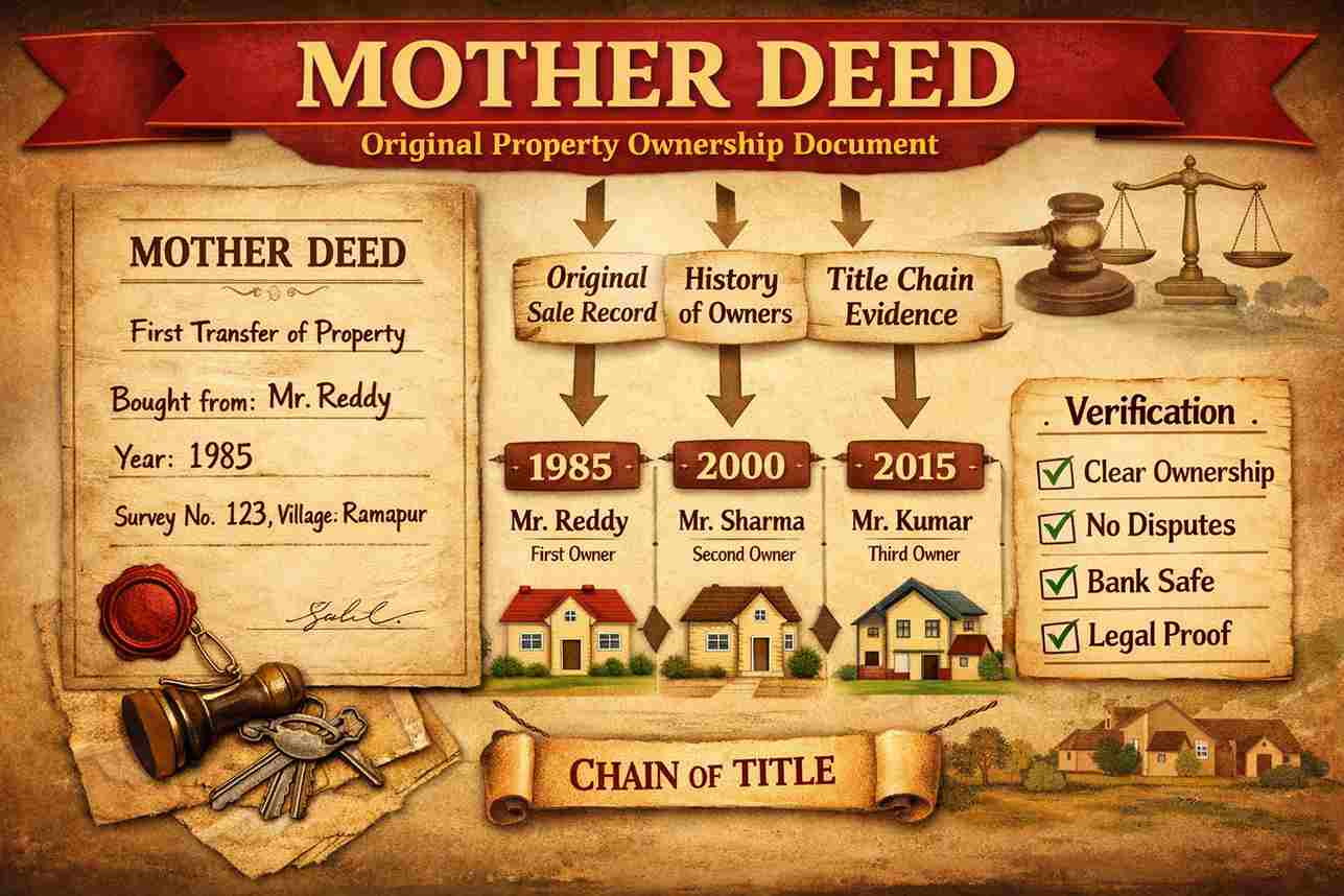 What is a Mother Deed While Buying a Plot in Hyderabad?